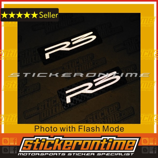 Car Emblem Proton R3 Carbon Look | Shopee Malaysia