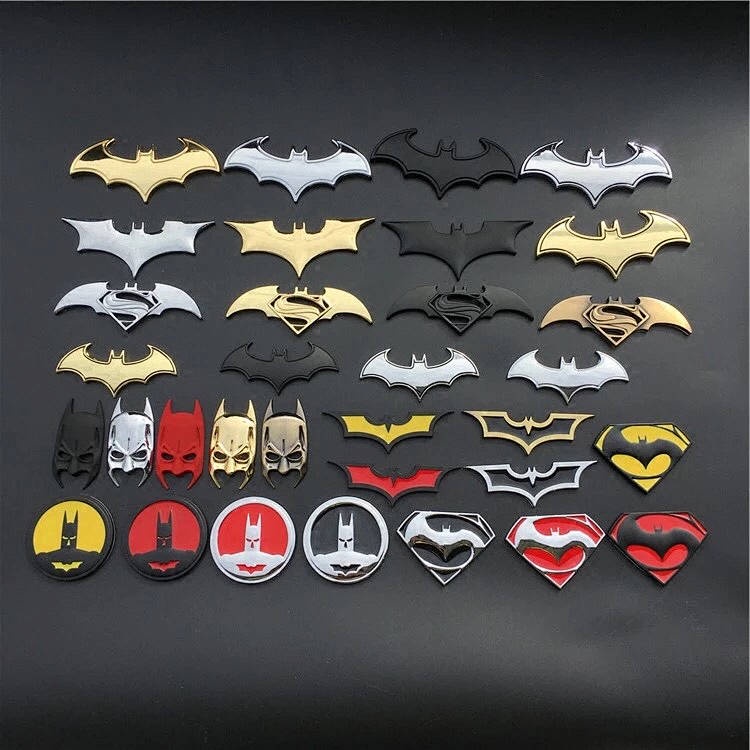 Car Personality Avengers Batman Car Sticker Label Bat Car Body Sticker ...