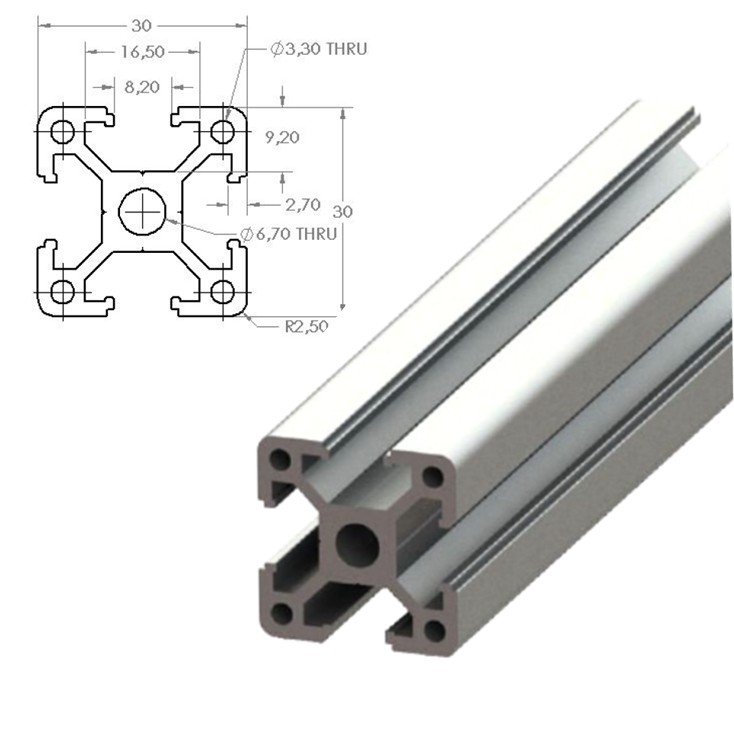 (30x30)mm Aluminum Profile | Shopee Malaysia