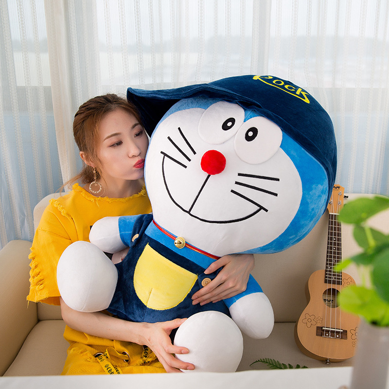 Ding Dong cat plush toy doll blue fat Doraemon plush doll | Shopee Malaysia