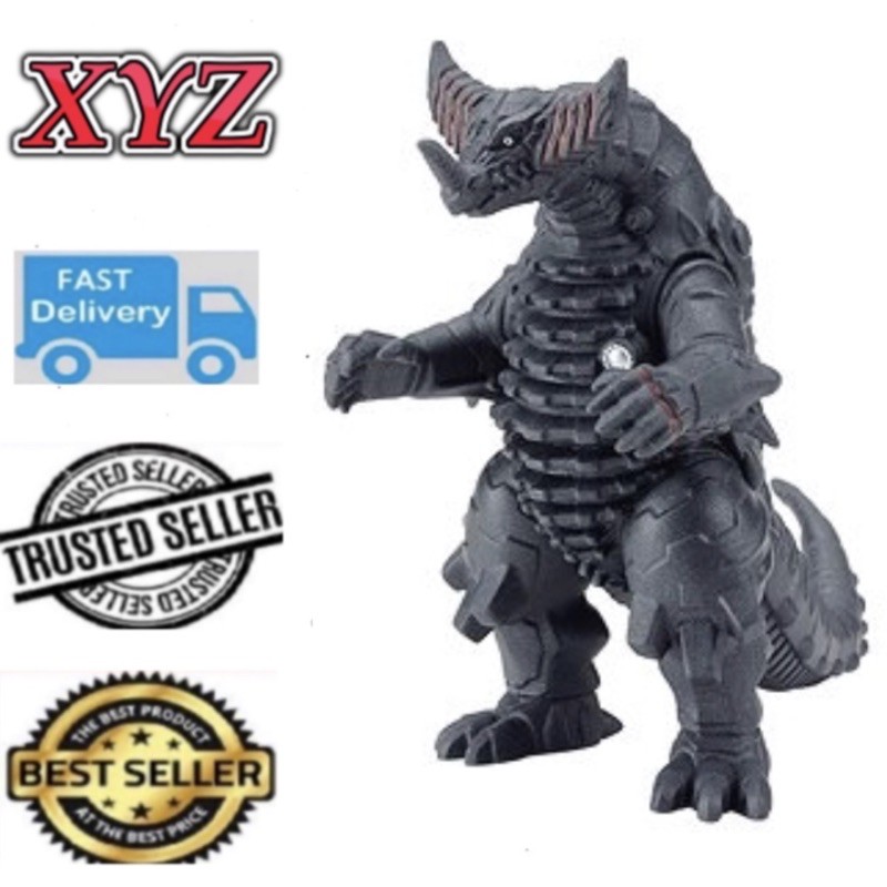 Ultraman Kaiju Monster MECHA GOMORA Sofubi Toy Figure Original Bandai ...