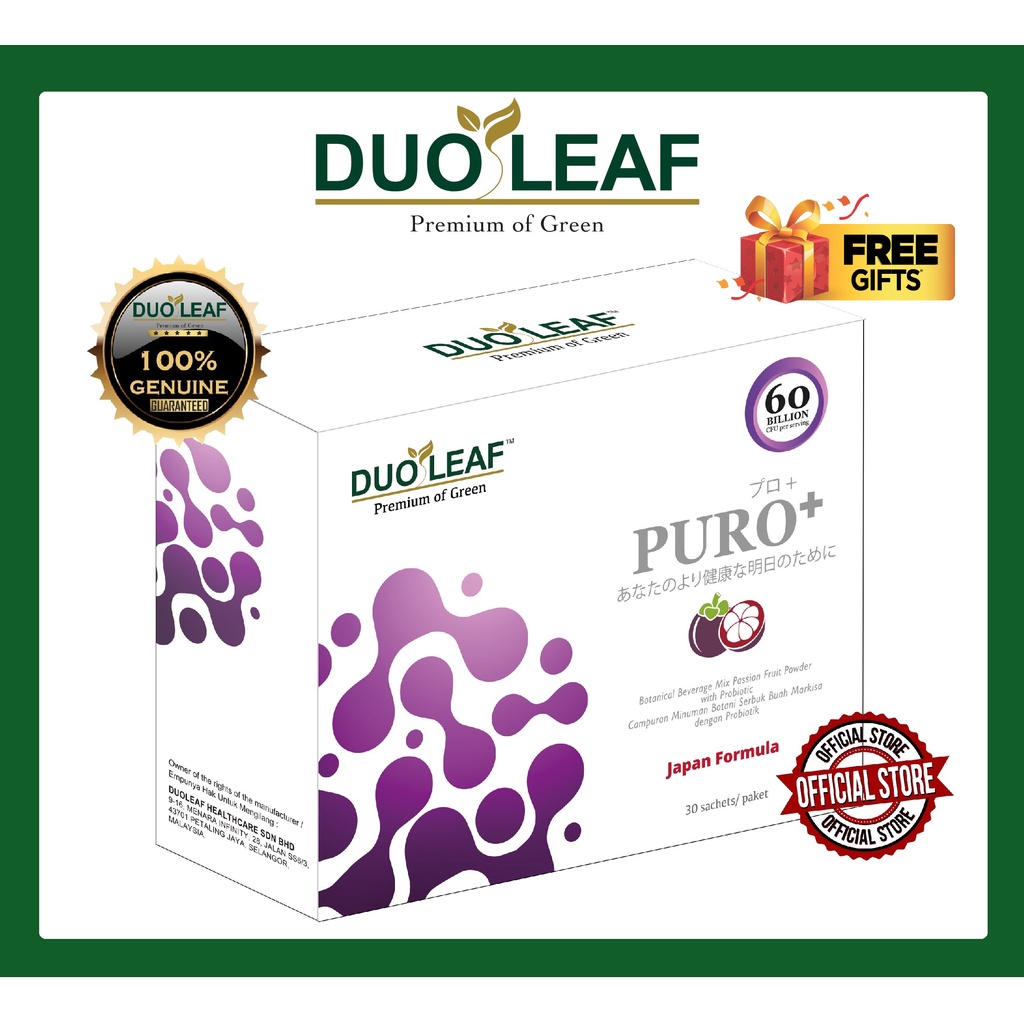 Duoleaf Puro+ 60B (30 Sachets) | Shopee Malaysia