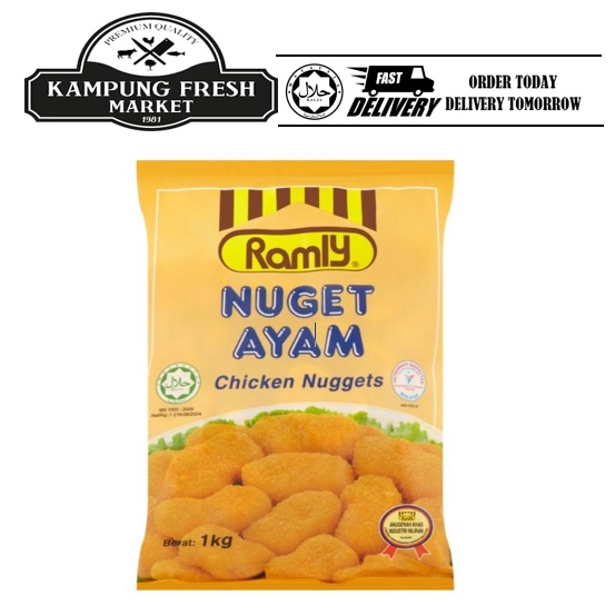 Ramly Chicken Nugget 1kg | Shopee Malaysia