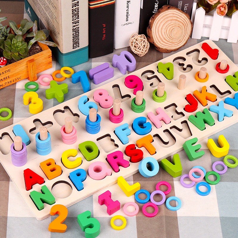 [ Ready Stock ] Kids Early Learning Matching Board/Wooden Matching ...