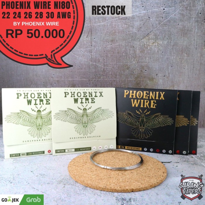 Phoenixwire NI80 3 Meters AWG AUTHENTIC BY PHOENIX WIRE - 24AWG ...