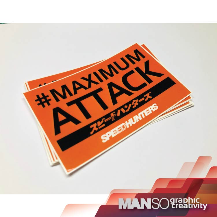 Speedhunters MAXIMUM ATTACK JDM Sticker J050 | Shopee Malaysia