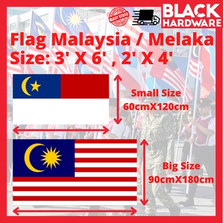 Black Hardware Bendera Malaysia Melaka Malacca Merdeka Country Flag ...