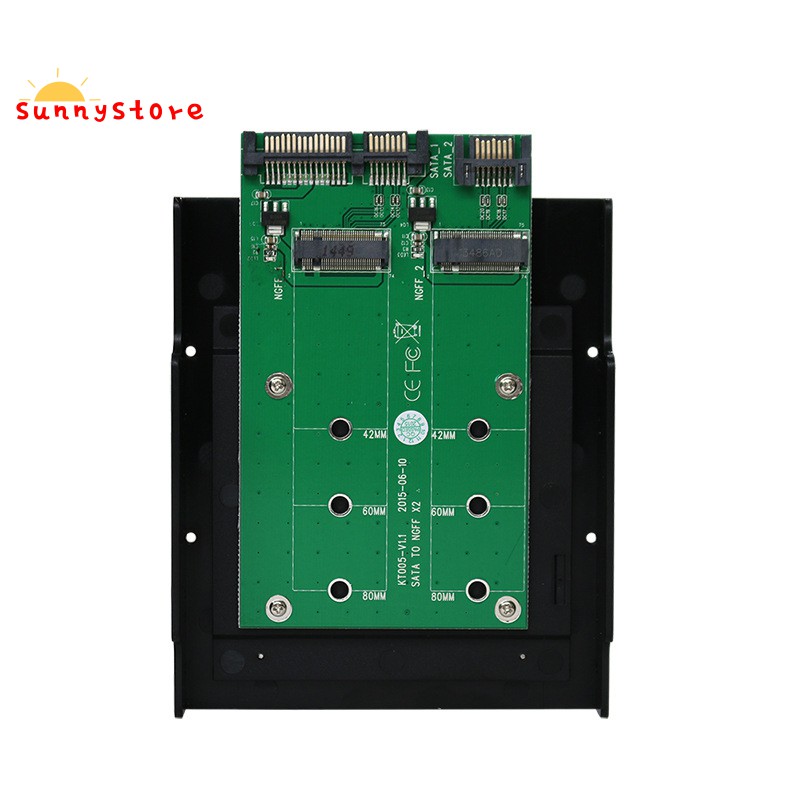 Maiwo kt005b ssd adapter card m.2 sata to ngffx2 ssd desktop computer ...