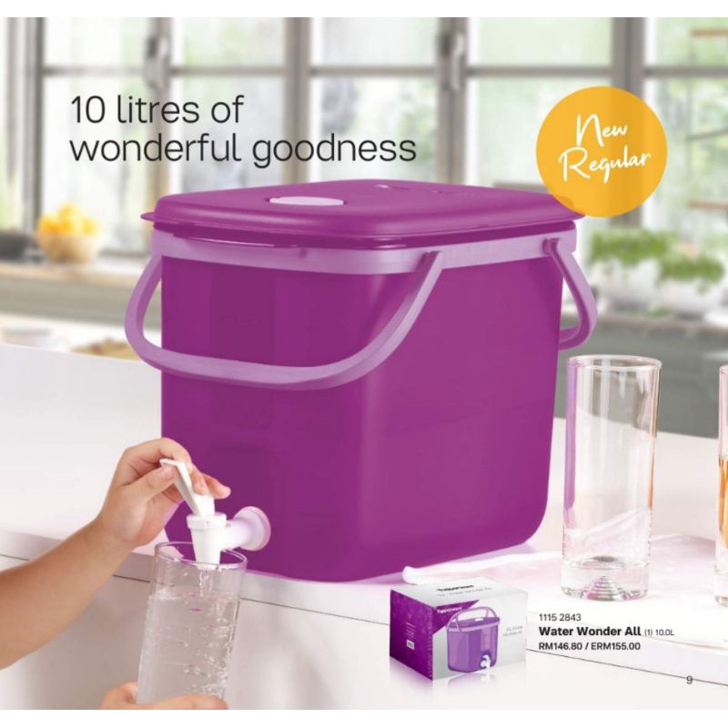 TUPPERWARE Water Wonder All 10.0L(1 Pcs) | Shopee Malaysia