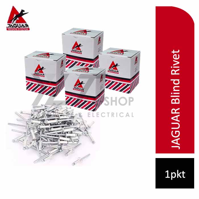 JAGUAR Blind Rivet (1/8" , 5/32" , 3/16") [Paku Rivet / Pop Rivet ...