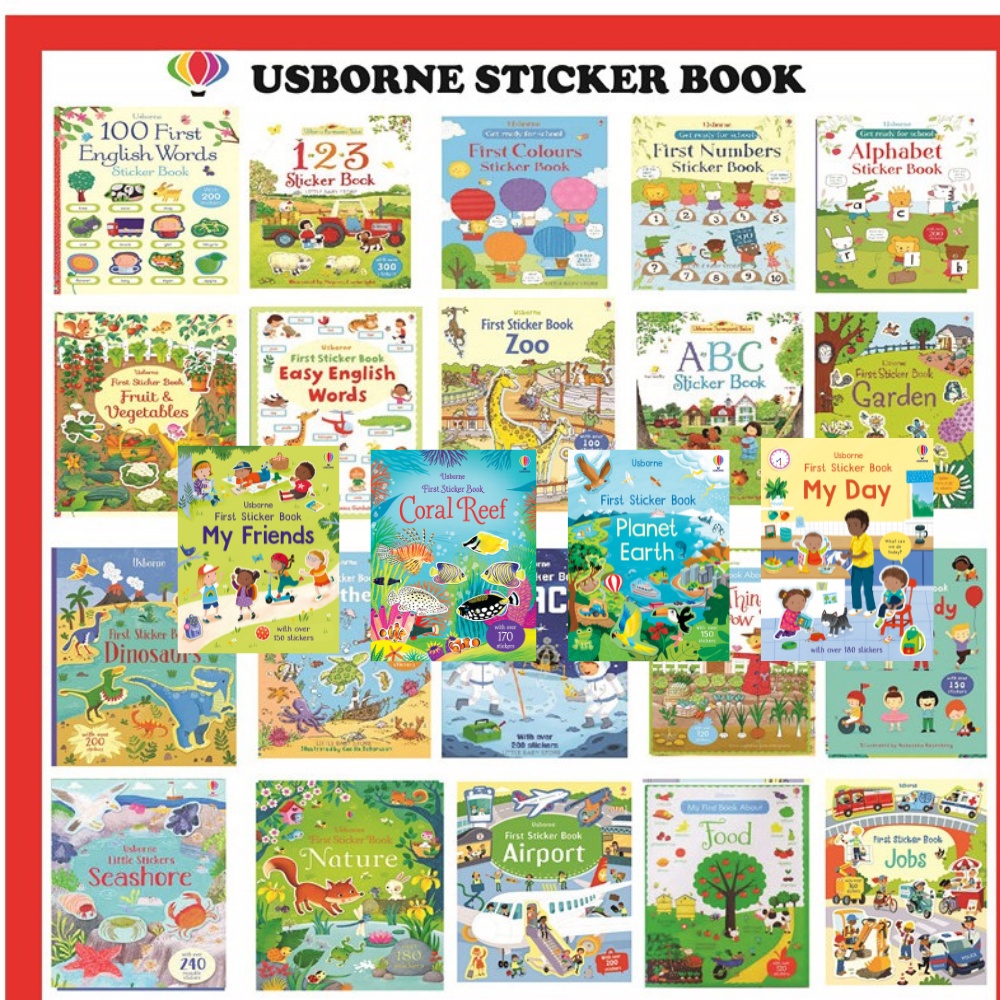 Usborne Sticker Book | Shopee Malaysia