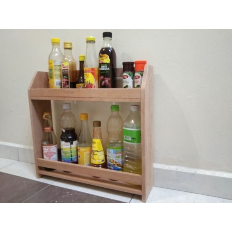 rak menyimpan botol / botol sos / botol kicap / botol rempah | Shopee ...