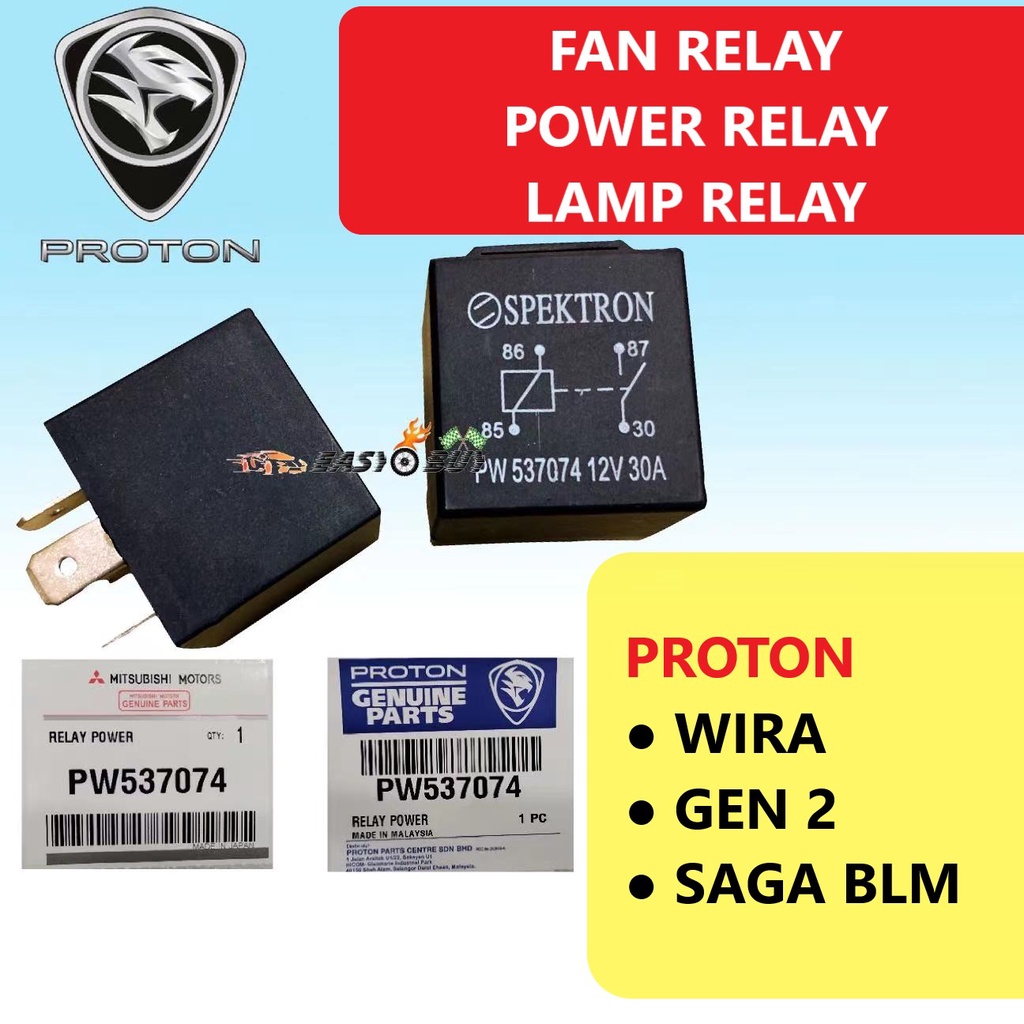 Original Lamp Relay Power relay Fan Relay proton wira gen2 saga blm ...