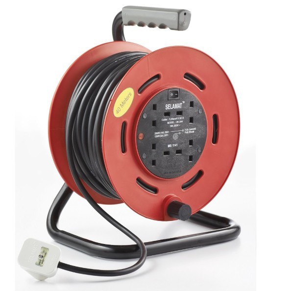 Selamat 12m x 4 Gang Heavy Duty Extension Industrial Type Portable ...