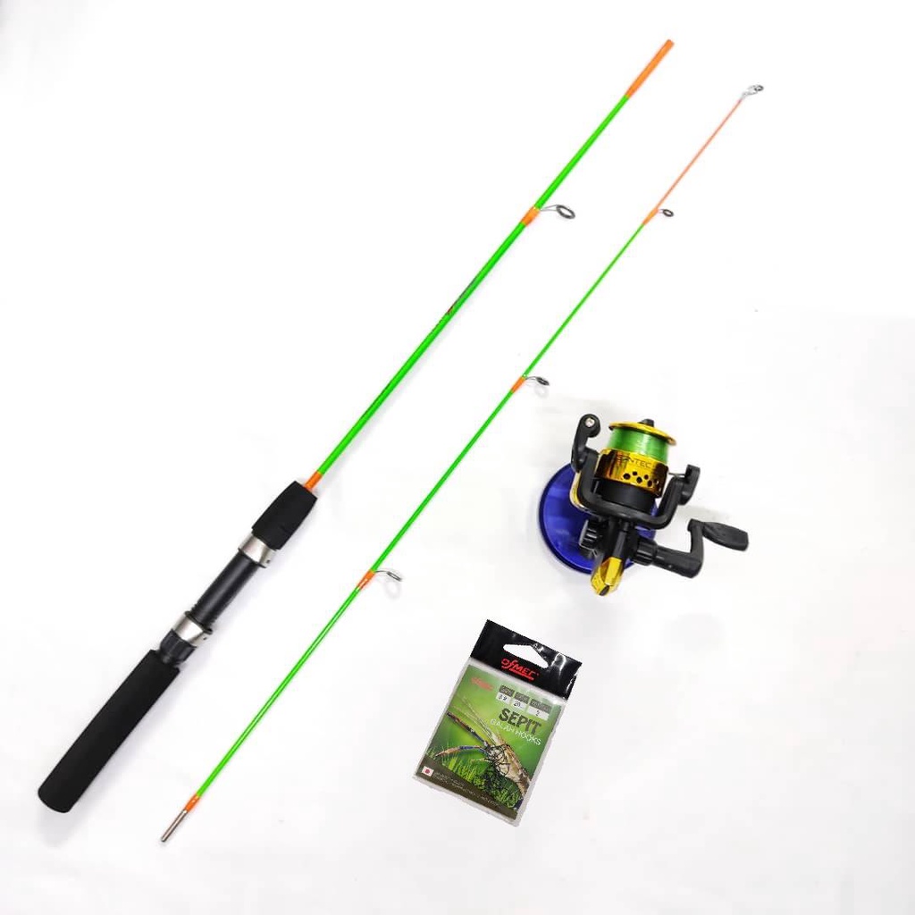 SET UDANG, SANTEC TIGER PRAWN SOLID ROD 2691-135 (2 SECTION) + SANTEC ...