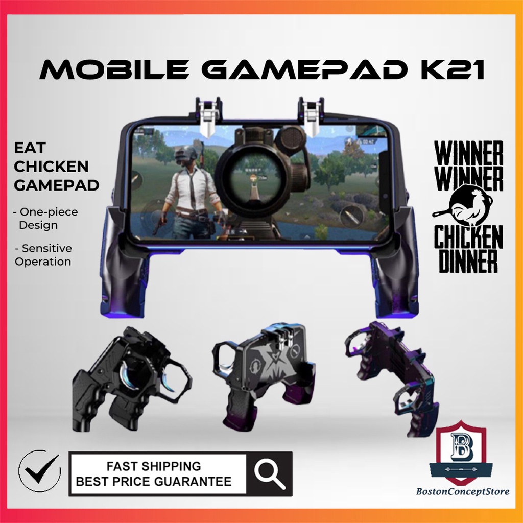 Mobile Game Controller K21 Game Trigger Phone Fire Button Controller ,Gamepad Joystick Game Grip ...