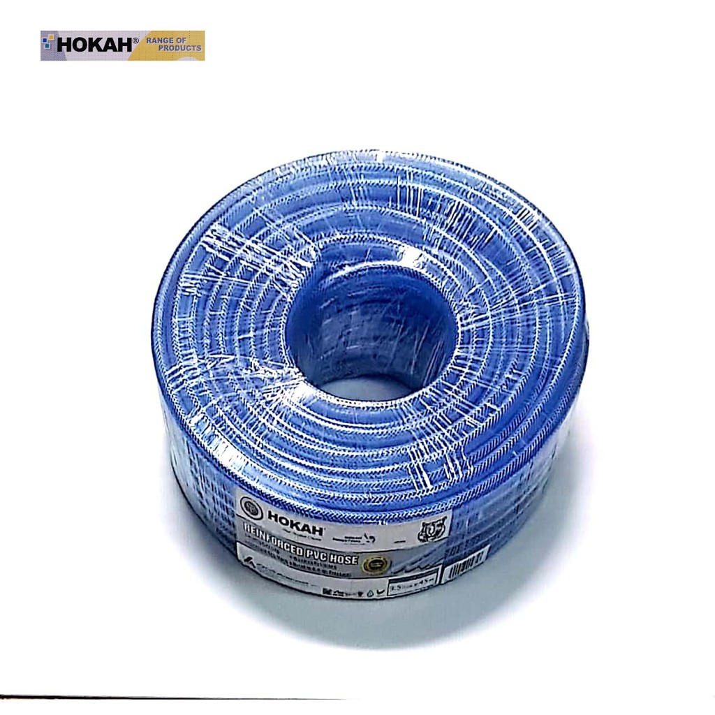 HOKAH 16MM / (5/8'') X 3.0MM X 50M REINFORCED PVC HOSE | Shopee Malaysia