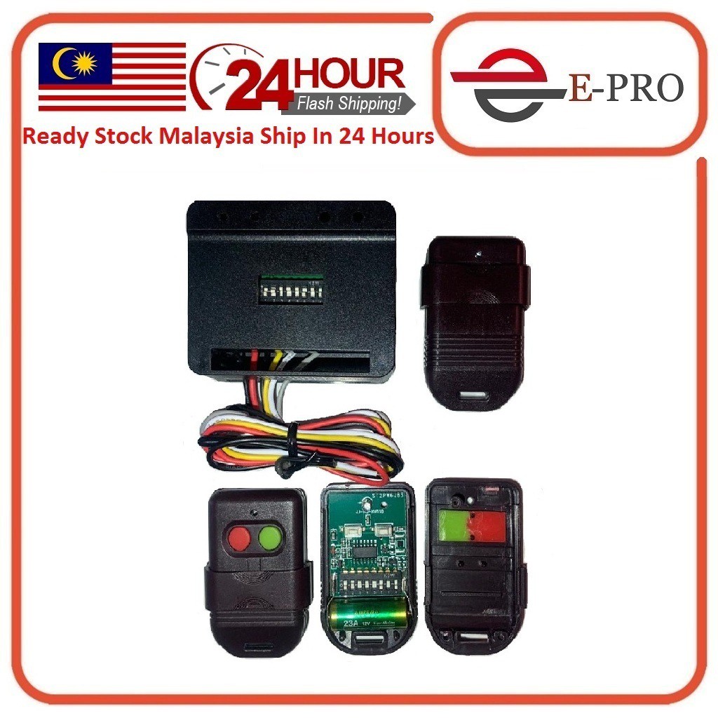 330/433Mhz Remote Control Set Autogate Alarm System With 3 Transmitters ...