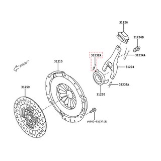 (GT86 / BRZ) Clutch Bearing Lock Clip | Toyota Genuine Parts | SU003 ...
