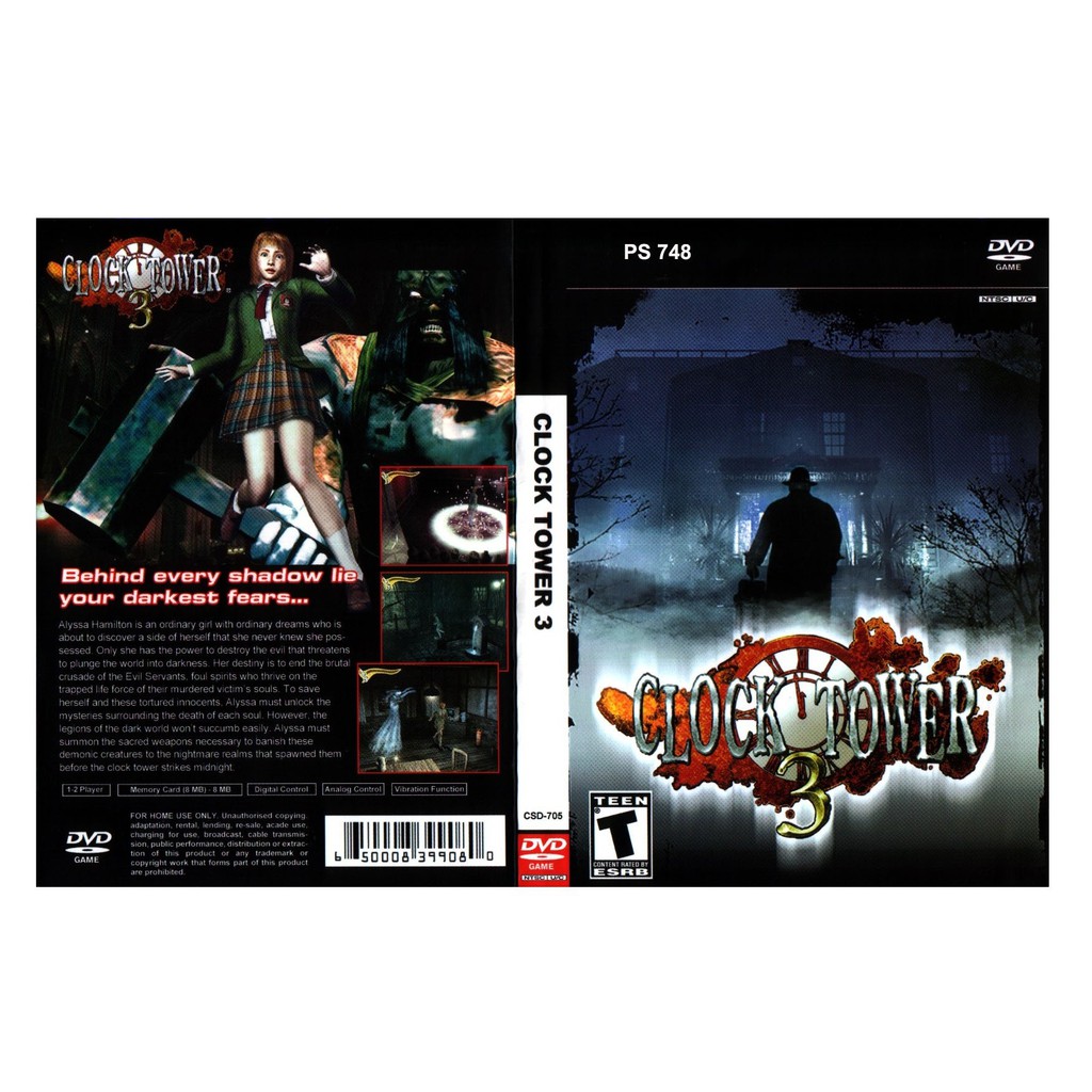 Ps2 Games Collection CLOCK TOWER 3 | Shopee Malaysia
