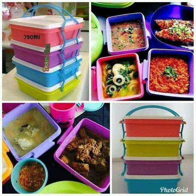 Mangkuk tingkat TUPPERWARE | Shopee Malaysia