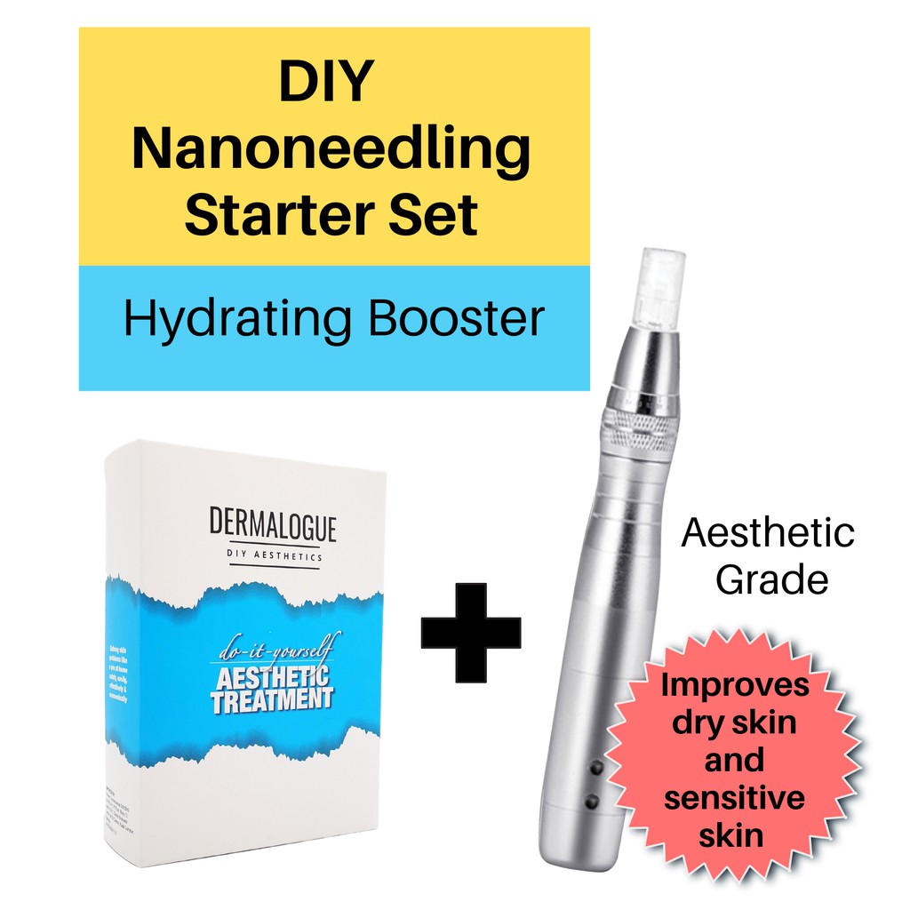 DERMALOGUE Hydrating Booster Starter Set / Nanoneedling Treatment Dermapen Dry Sensitive Skin ...