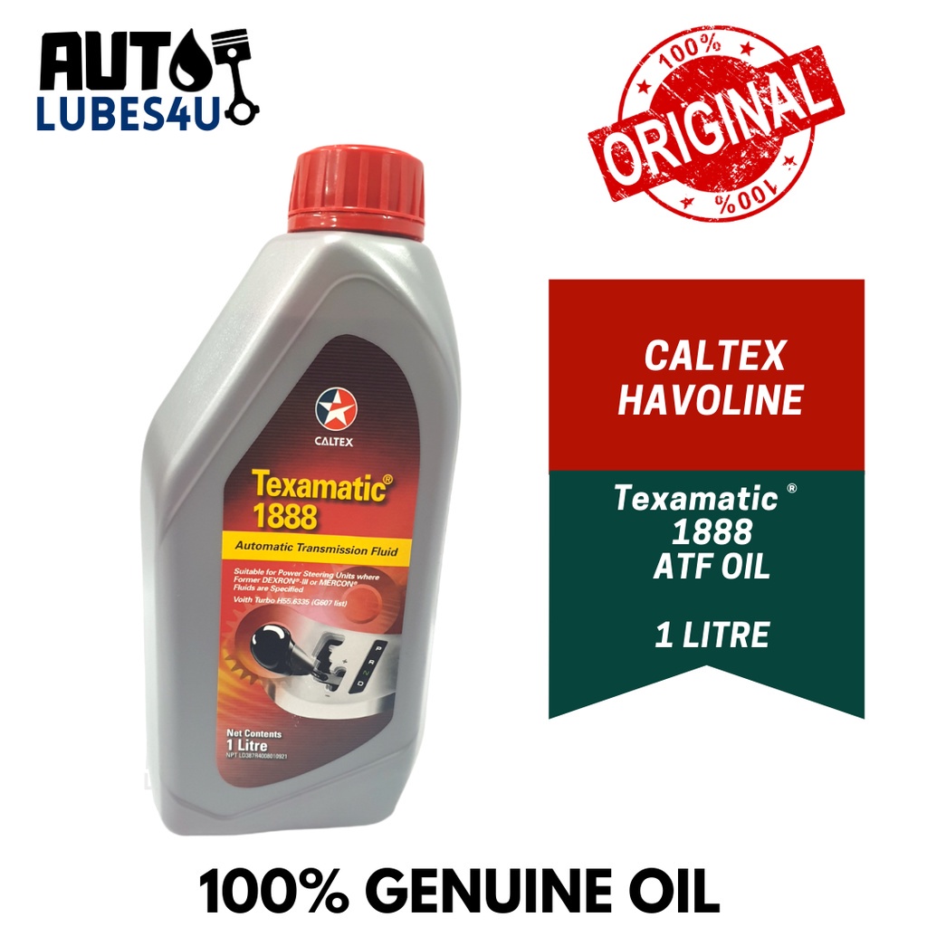 Caltex Texamatic 1888 ATF Oil 1L (Dexron III) Caltex Automatic ...