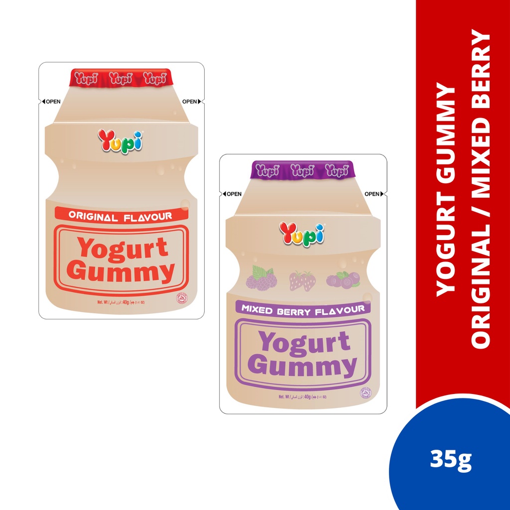 Yupi Yogurt Gummy (35g) | Shopee Malaysia