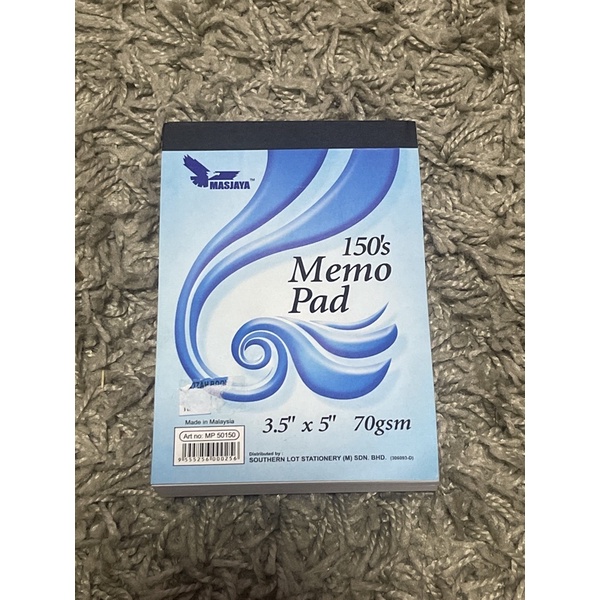 MEMO PAD 150 Sheets (A7 ) | Shopee Malaysia