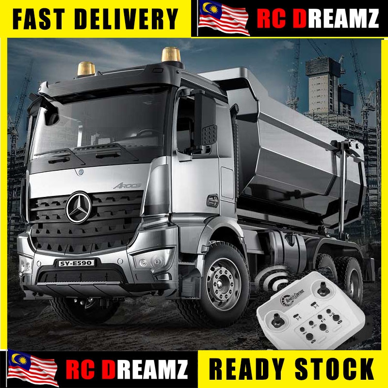 Double E E590 1/20 Alloy RC Truck 2.4G Remote Controlled Dump Trucks Tractor Engineering cars EE ...