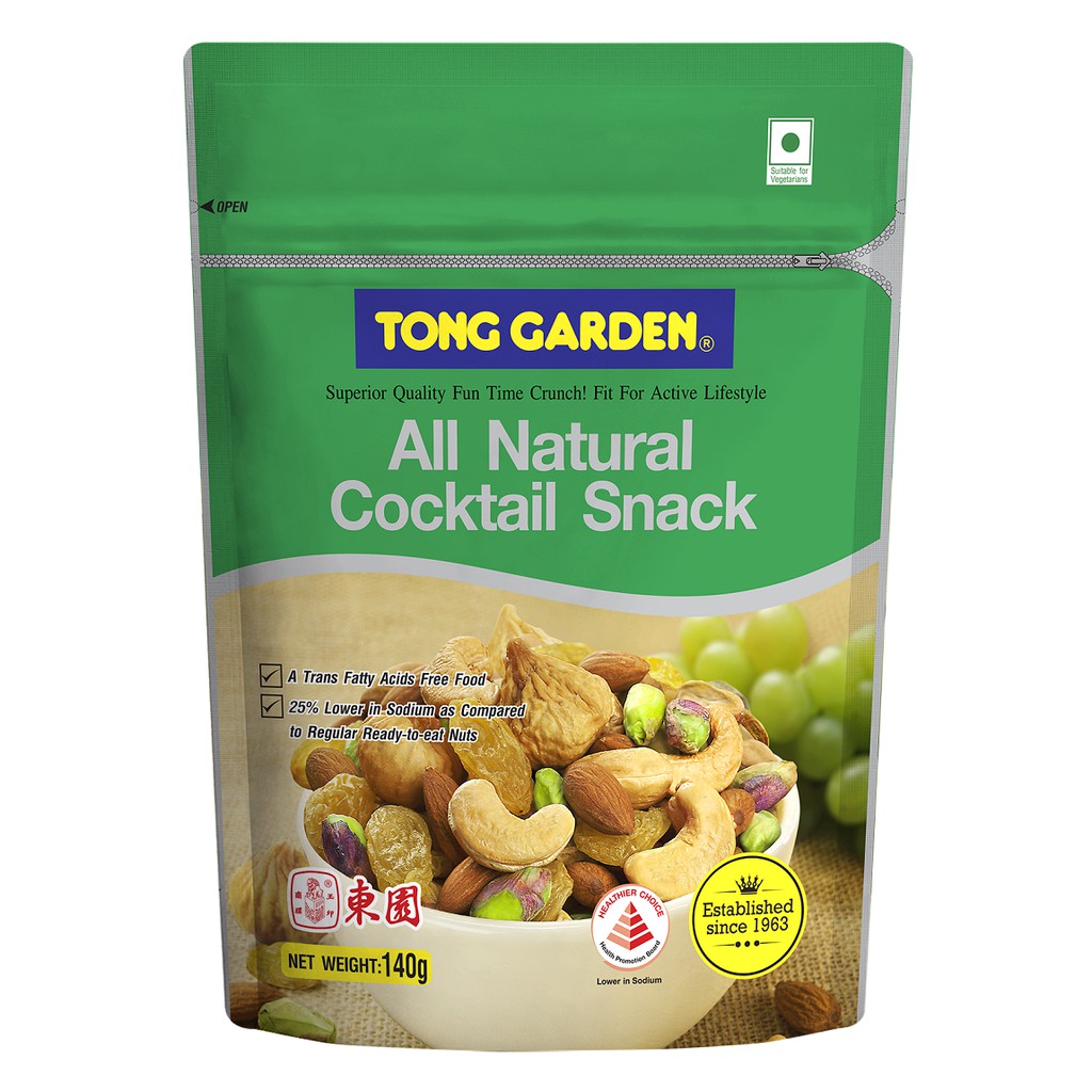 Tong Garden All Natural Cocktail Snack 140g | Shopee Malaysia