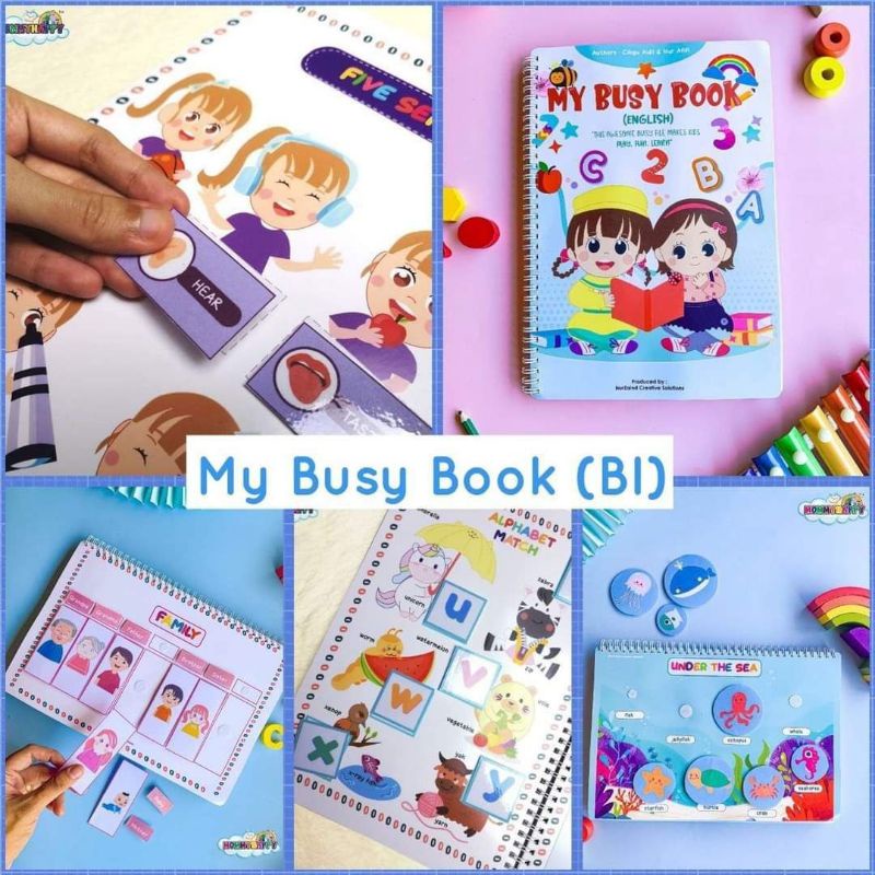 Buku Aktiviti My Busy Book BM @ Busy Book BI | Shopee Malaysia