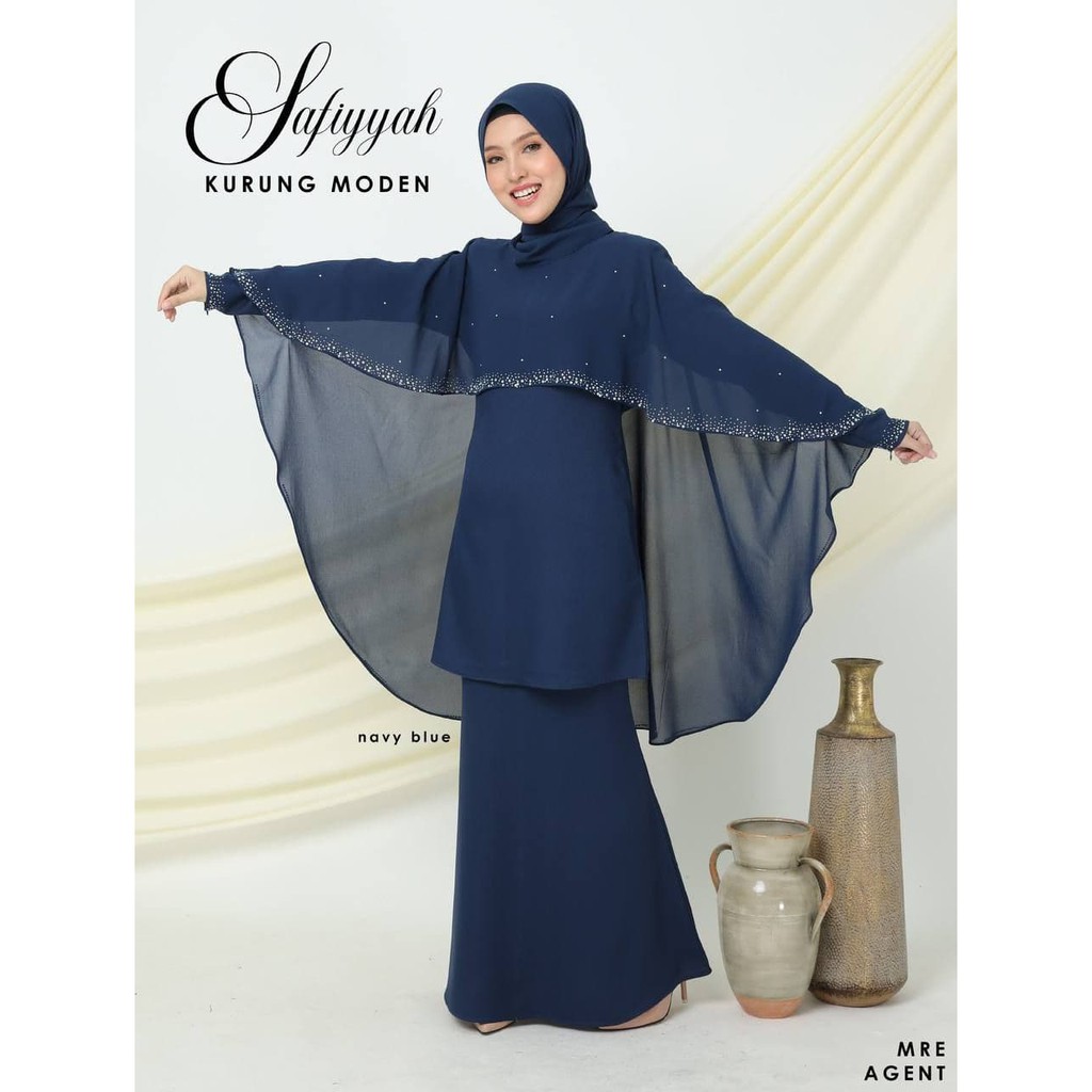 Baju Kurung Moden Safiyyah For Raya 2023 | Shopee Malaysia