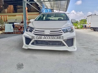 Perodua bezza Gt bodykit body kit front side rear bumper skirt lip boot ...