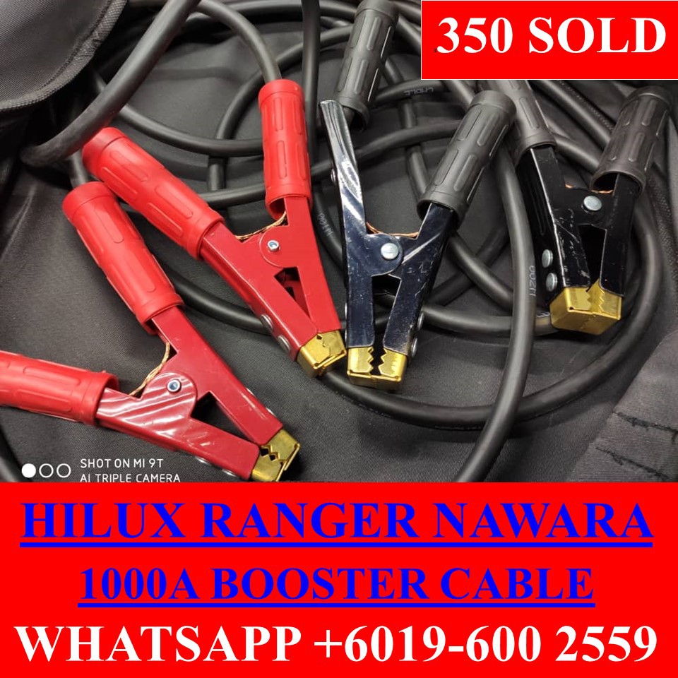 JUMPER CABLE BOOSTER CABLE Hilux Nawara Dmax Truck Hino Isuzu UD ...