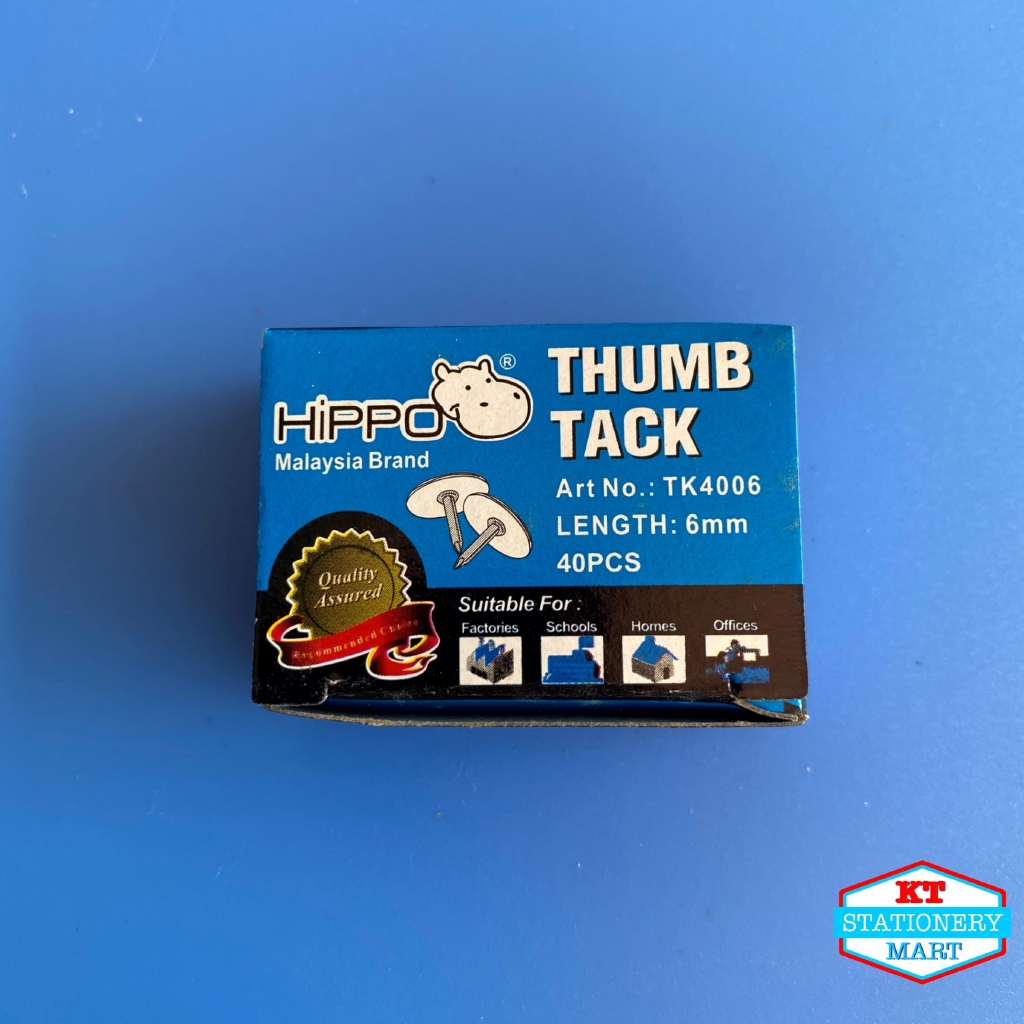 Thumb Tack - 6mm (40's) | Shopee Malaysia