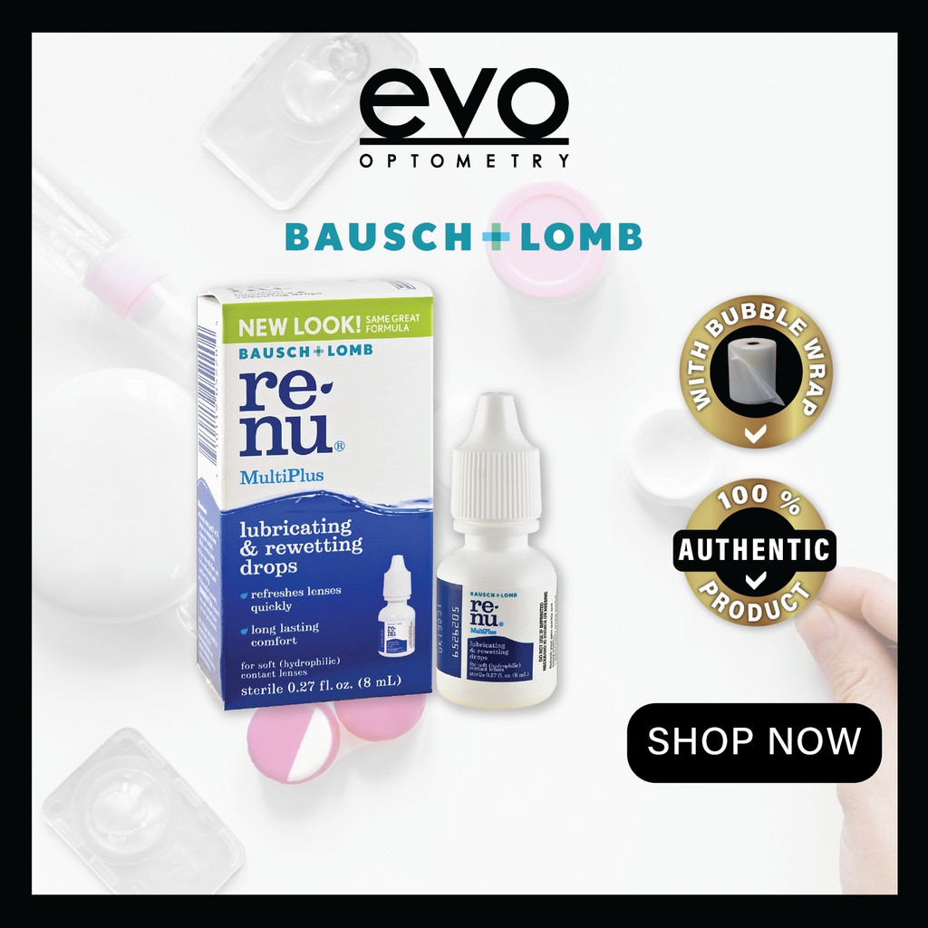 evo Bausch & Lomb renu MultiPlus lubricating & rewetting drops 8ml | Shopee Malaysia