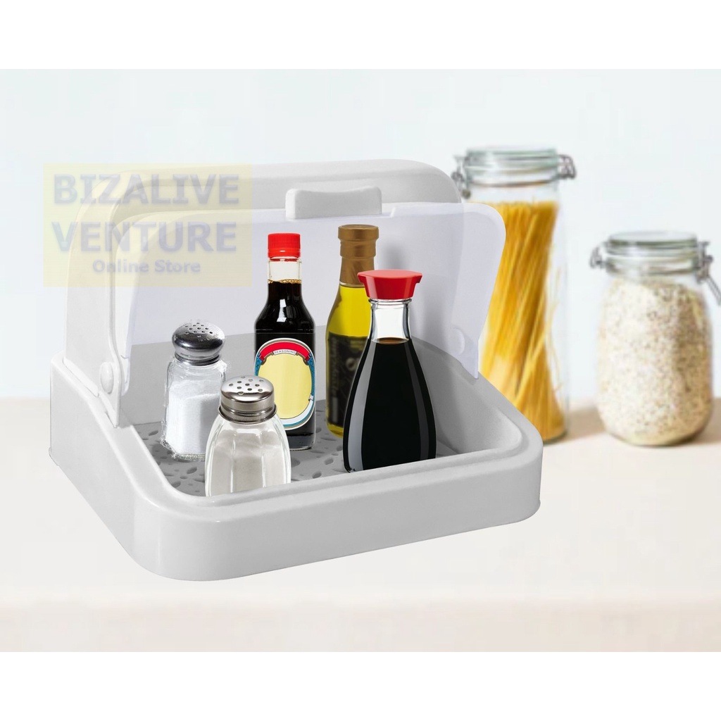 Betterware Multipurpose rack with cover | Sos Case | Bread Box | Bread ...