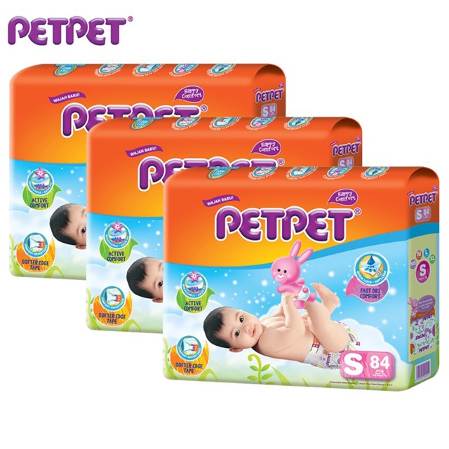 PETPET Tape Diaper Mega Packs (3Pack) | Shopee Malaysia
