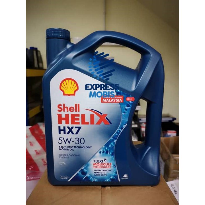 SHELL HELIX HX7 5W-30 ( GAS & DIESEL ) | Shopee Malaysia
