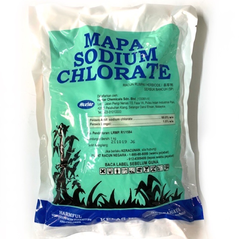 MAPA SODIUM CHLORATE 25kg herbicide racun rumpai | Shopee Malaysia