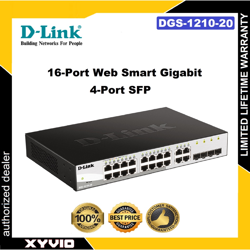 DGS-1210-26 26-Port Gigabit Smart Managed Switch | Shopee Malaysia