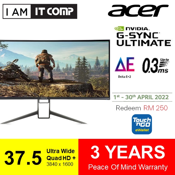 ACER PREDATOR X38S IPS Gaming Monitor 37.5" / Ultra Wide Quad HD+ ...
