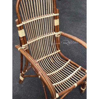 Rattan chair / Kerusi sandar rotan semambu / Wide handrest Rest chair ...
