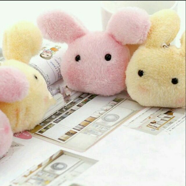 Kawaii/Cute/Fluffy/ Soft Rabbit | 3 colours | 6 cm | | Shopee Malaysia