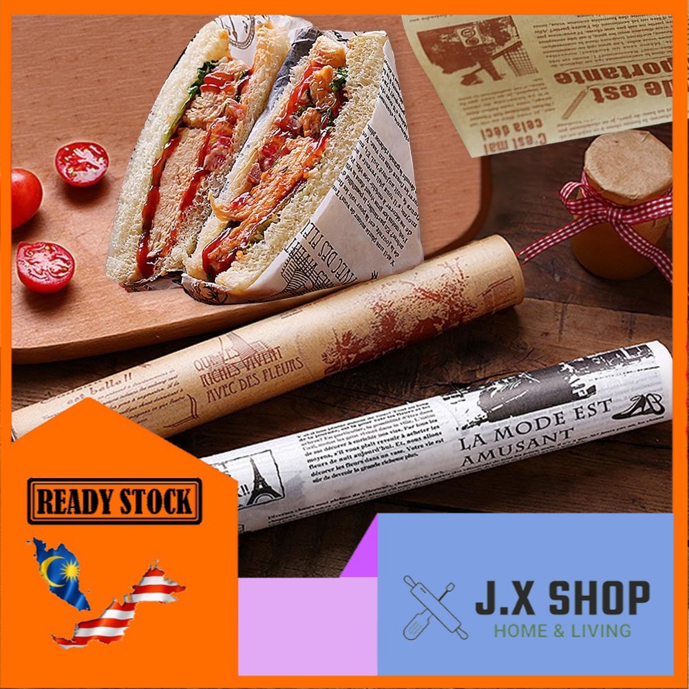 8M Sandwich Wrapper Paper Parchment Paper Kitchen Air Fryer Non Stick ...