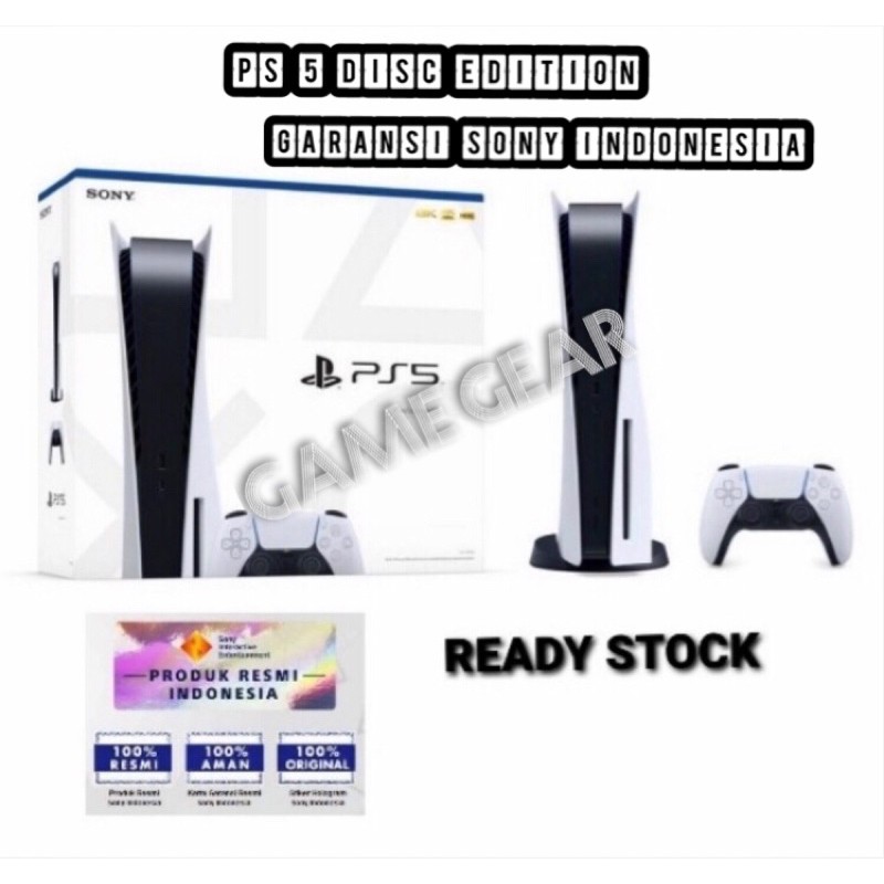 Sony Ps5 Disk Edition / Playstation 5 Disk Edition Official Sony Indonesia Guarantee | BeeCost