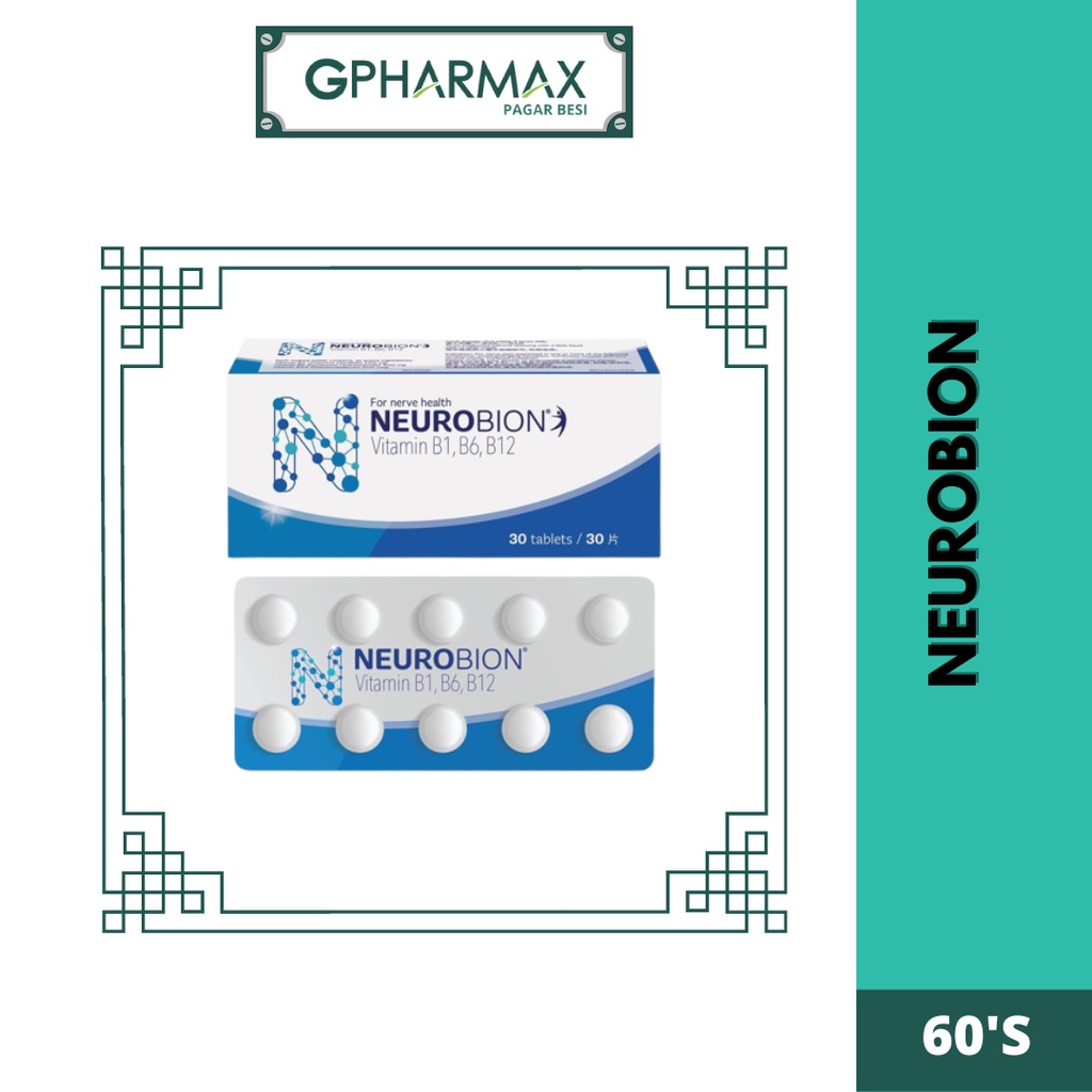 Neurobion Vitamin B1,B6,B12 (Nerve Pain Relief) | Shopee Malaysia