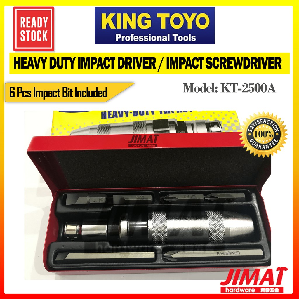 [100% ORIGINAL] KING TOYO HEAVY DUTY IMPACT DRIVER / IMPACT SCREWDRIVER ...