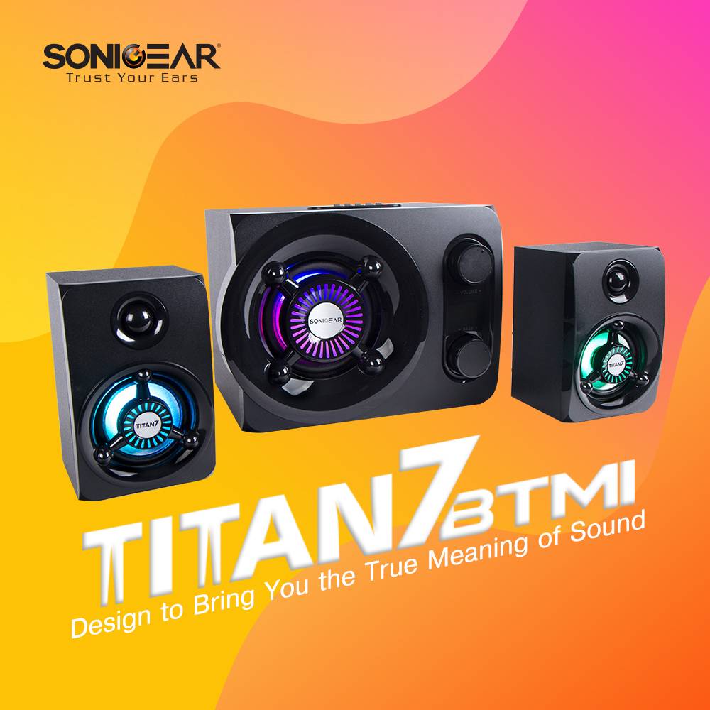 SonicGear Titan 7 Pro BTMI Bluetooth Speaker with Bass Driver/FM Radio ...